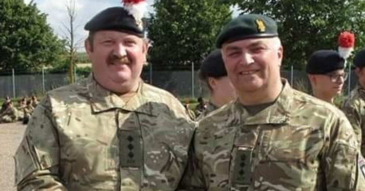 Major Paul Curran will walk 500 miles and Cadets will walk 500 more ...